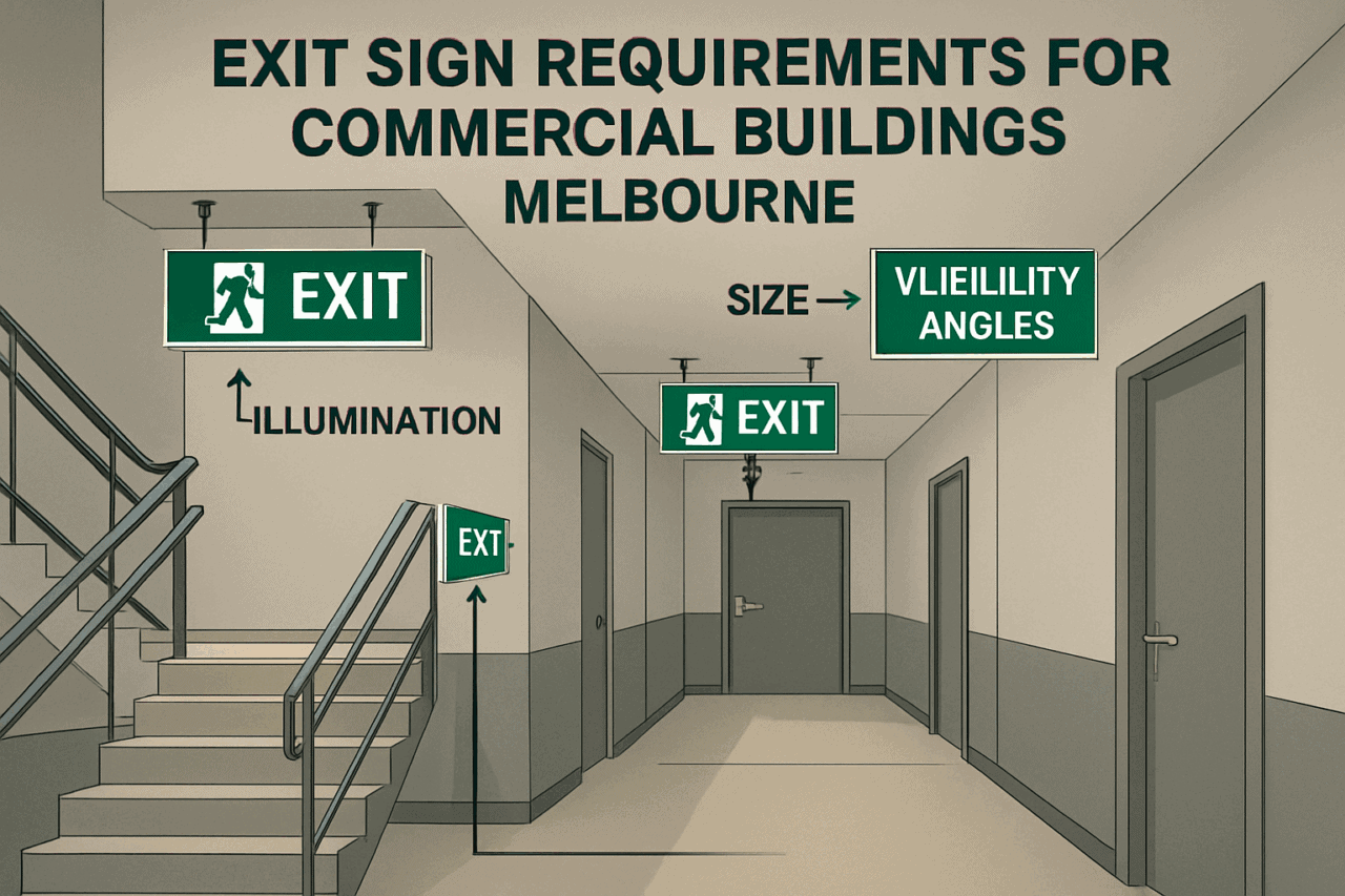 Exit Sign Requirements Melbourne: Commercial Building Compliance ...